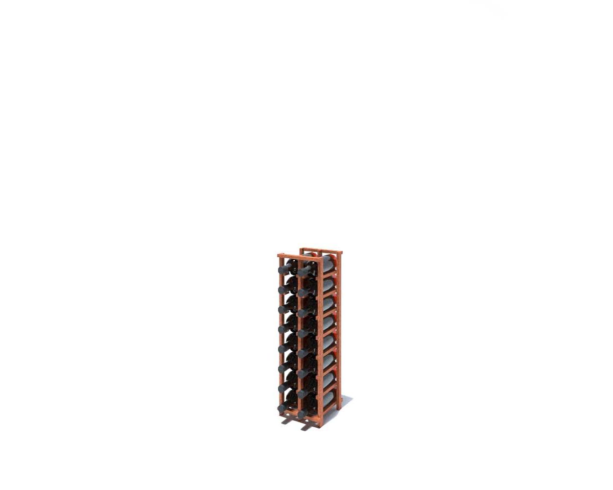 Wooden Wine Rack | 2 Col 16 Bottles Magnum Wine Rack