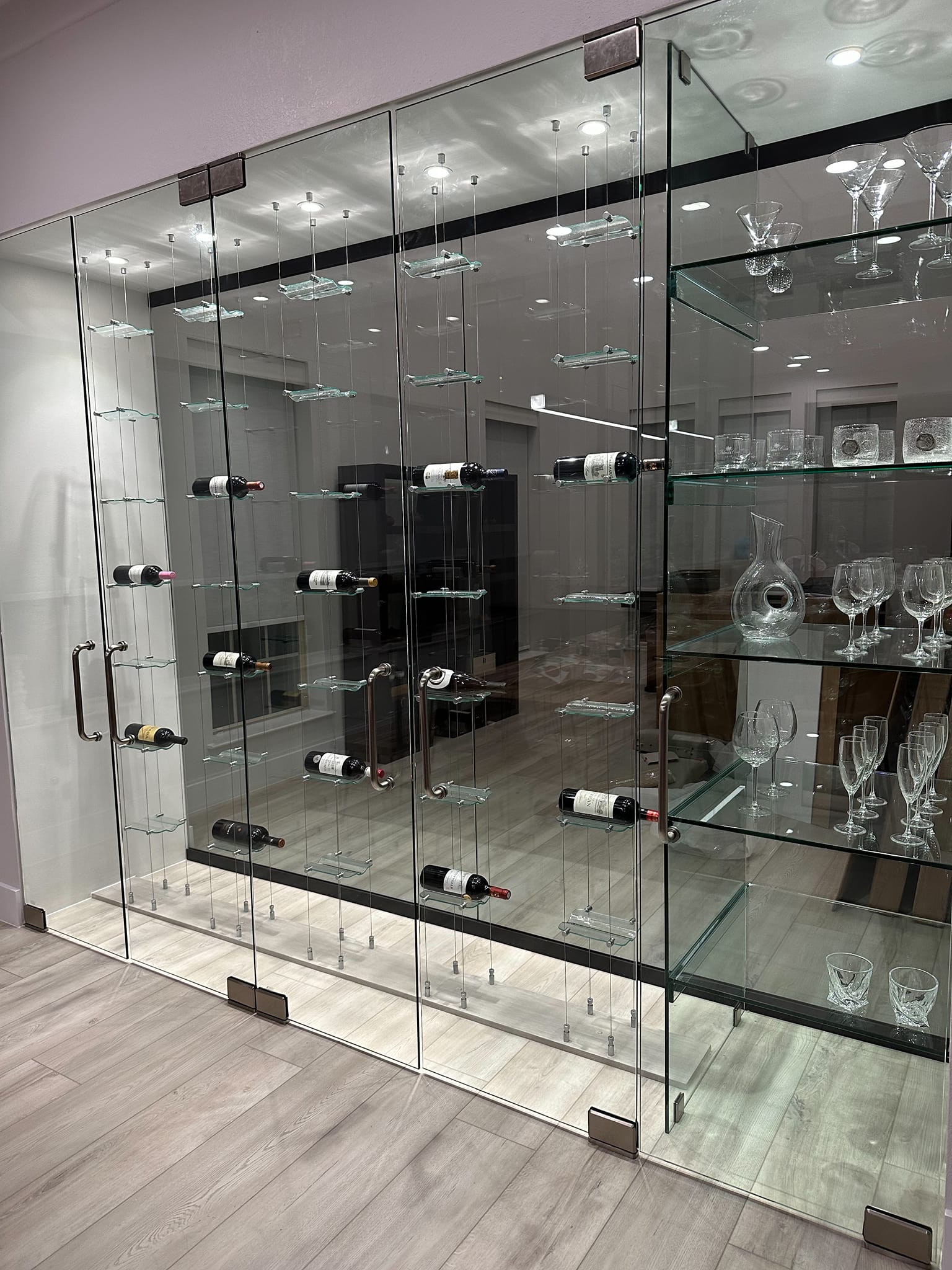 Cable Wine Shelves Wall: Elevate Your Wine Collection