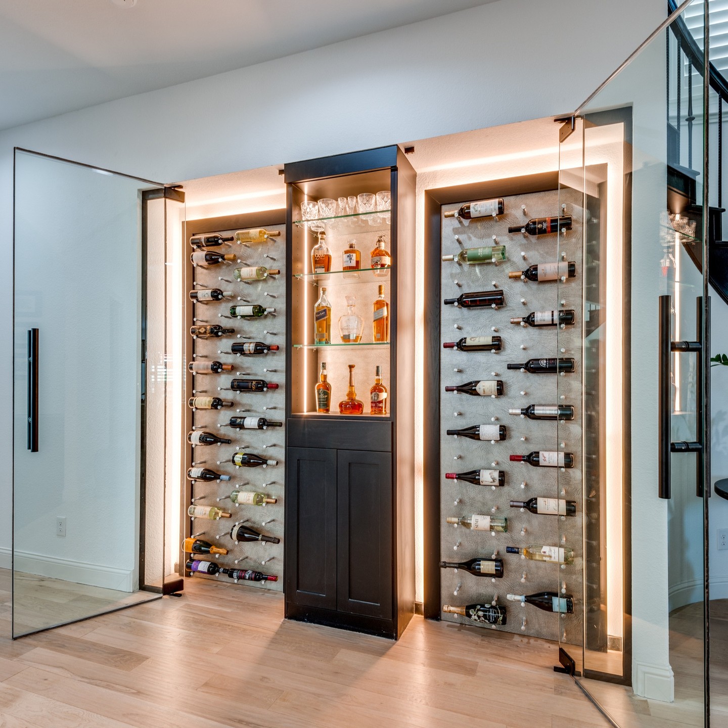 Wine Art Wine Panels Display - Wall Wine Cellars