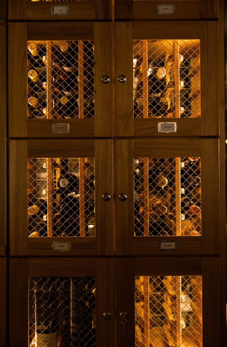 Floridian Country Club Wine Storage - Wine Lockers Display