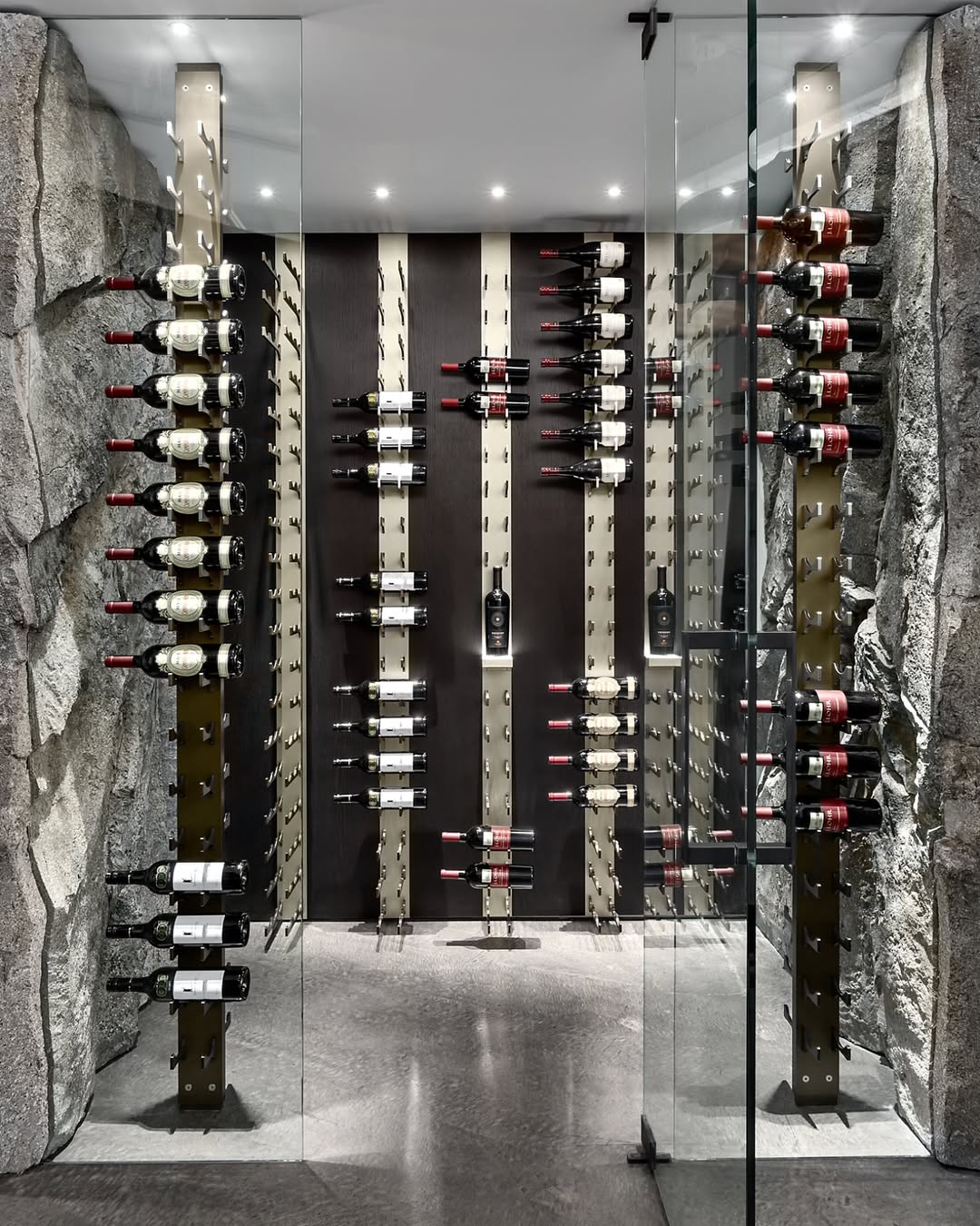 Wall Mounted Whiskey Rack Ideas - LS Metal Wall Wine Racks