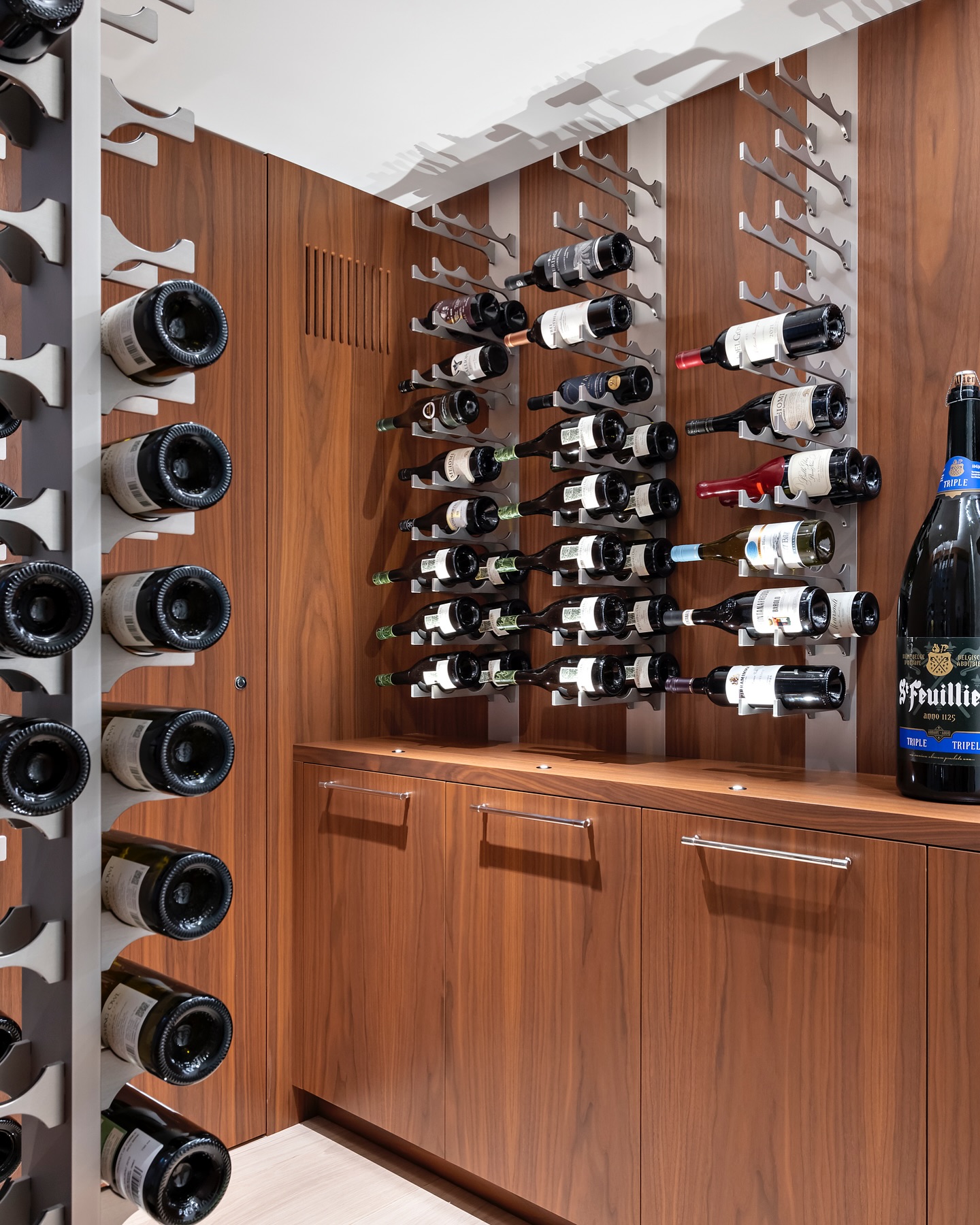 Wine Rack Wall Cabinet Ideas - LS Metal Wall Wine Racks